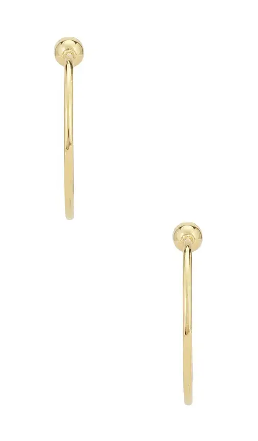Jenny Bird Icon Small Hoops - Gold