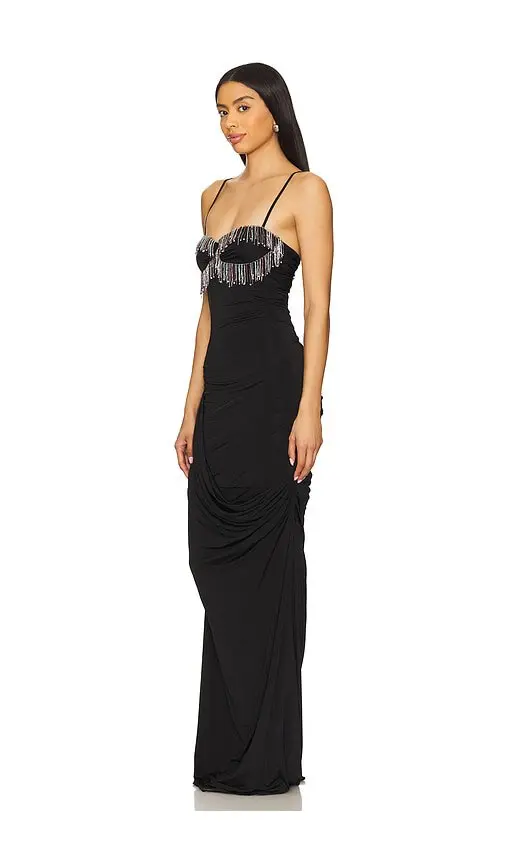 knee length dresses for ladies Odette Satin Mini Dress main image 1