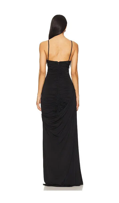 Paris Georgia Odette Maxi Dress In Black - 50% Off | Editorialist