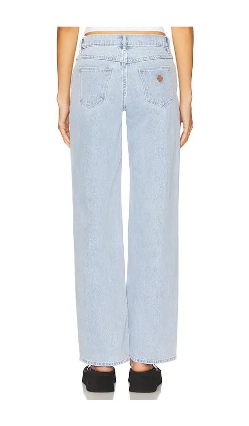 Abrand Denim Wide Leg Denim Jeans - Blue