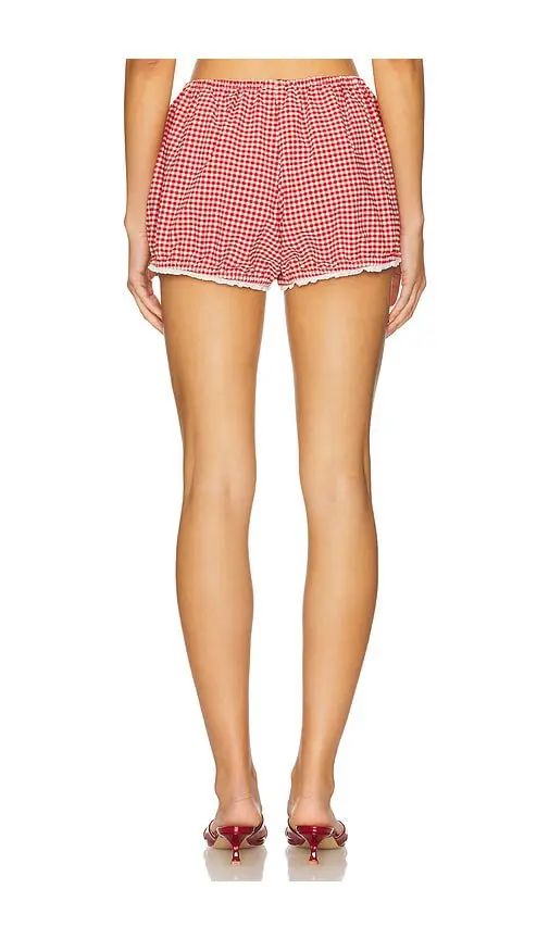 LOVERS AND FRIENDS Ruby Seersucker Shorts - Red