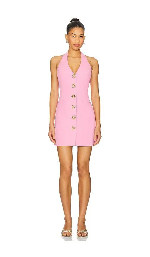 THE WOLF GANG Irida Vest Dress - Pink