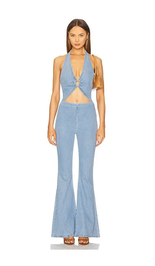 Retrofete Kairi Denim Jumpsuit - Blue
