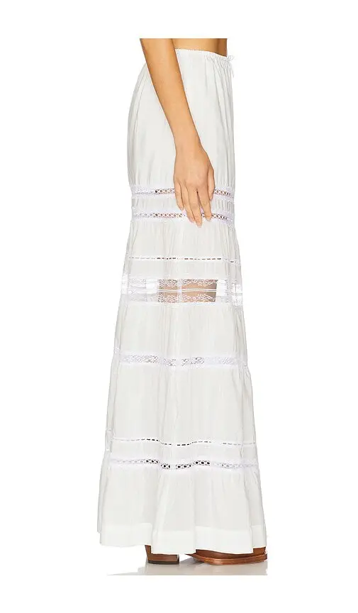 SWF Tiered Lace Maxi Skirt
