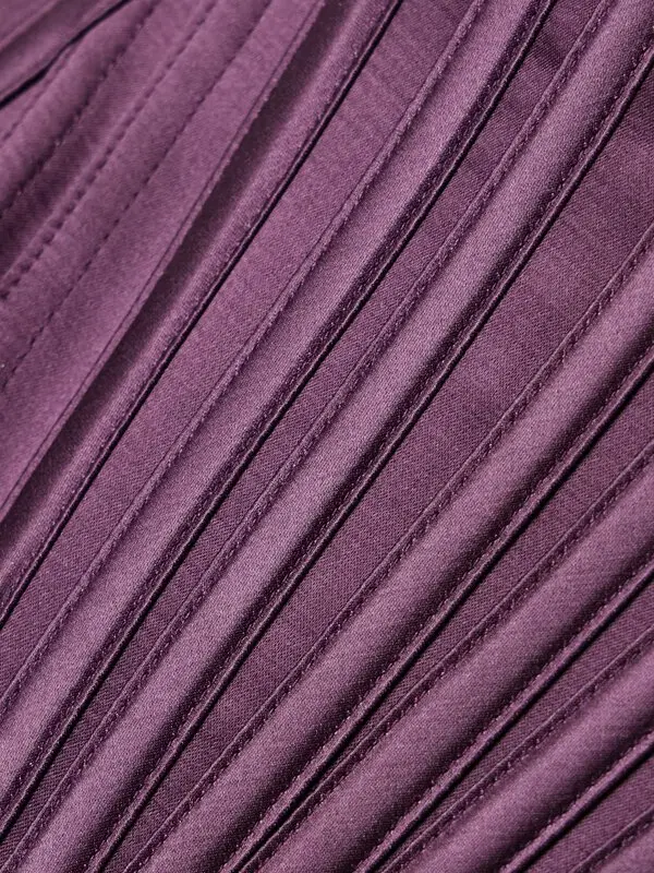 WIEDERHOEFT Wasp Strapless Bustier Top - Purple