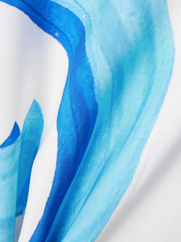 Themis Z Urania Open-back Printed Maxi Dress