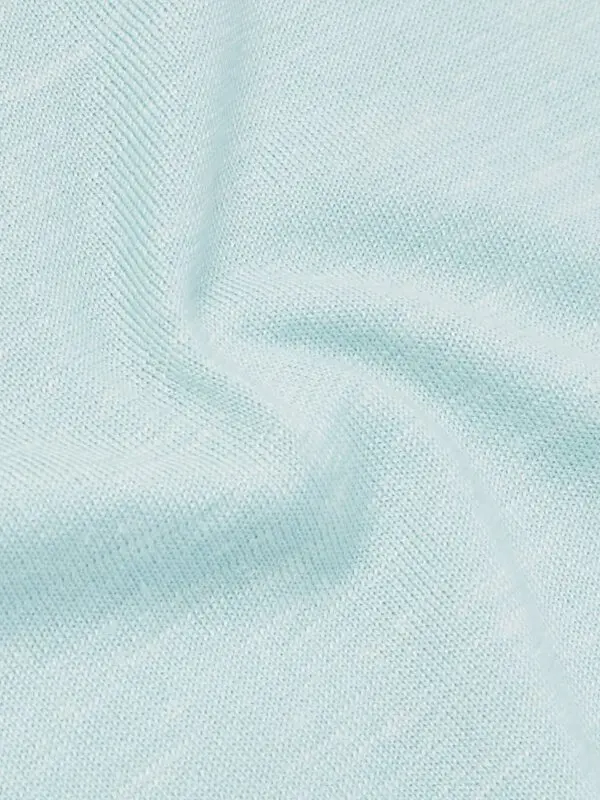 Zegna Mulberry Silk, Cashmere And Linen-blend Sweater - Blue