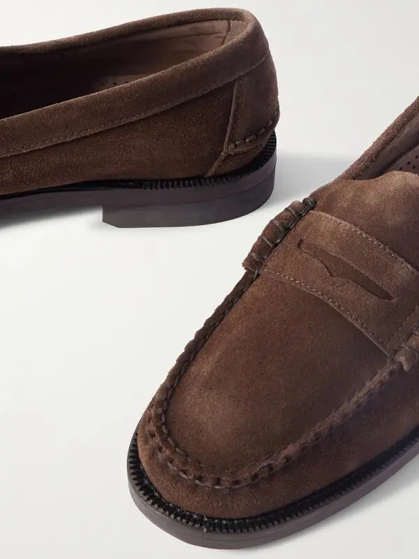 SEBAGO Classic Dan Suede Penny Loafers - Brown