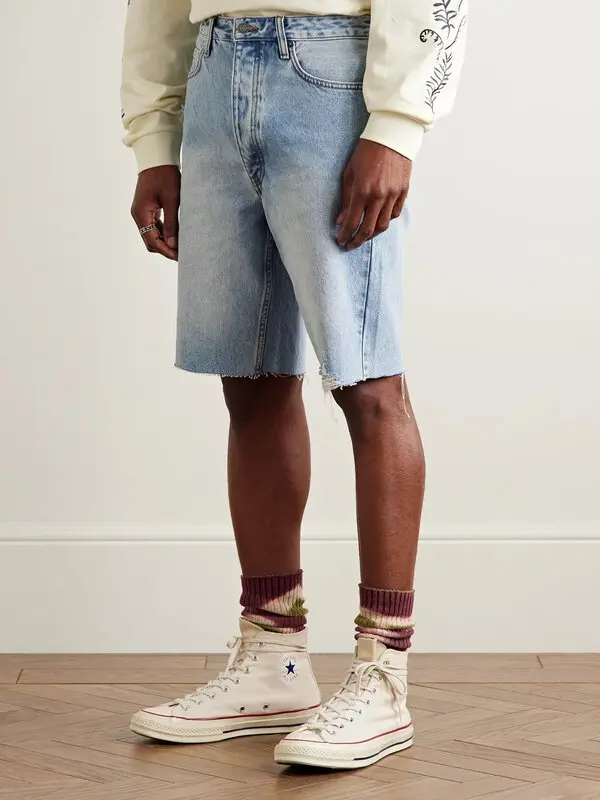 MANAAKI Tama Slim-fit Denim Shorts