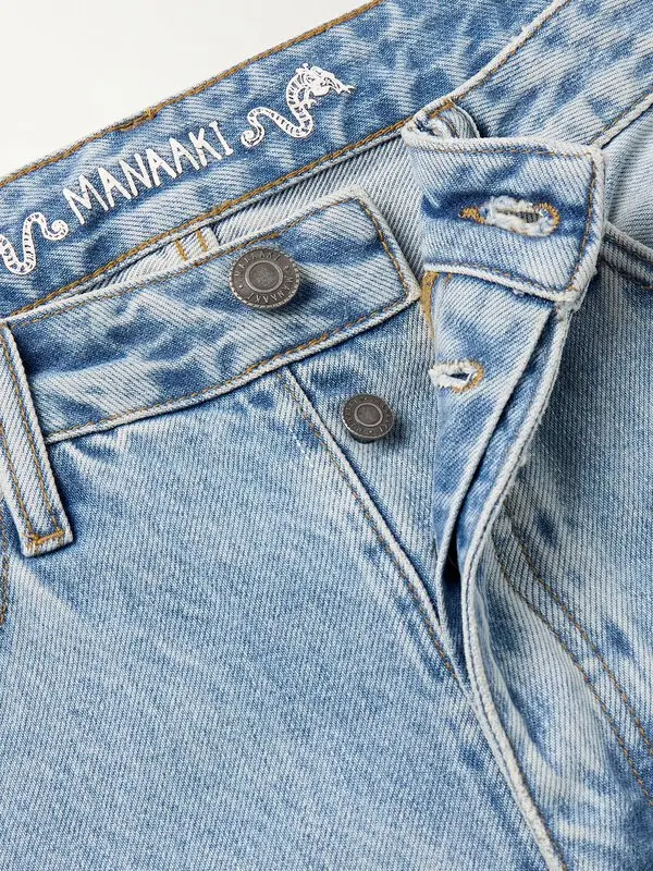 MANAAKI Tama Slim-fit Denim Shorts