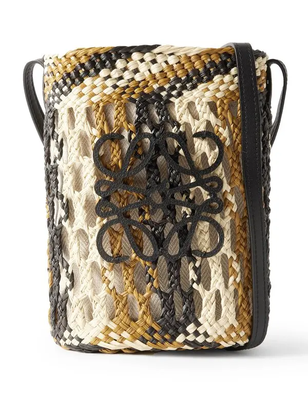 Loewe Raffia Bucket Bag - Neutrals