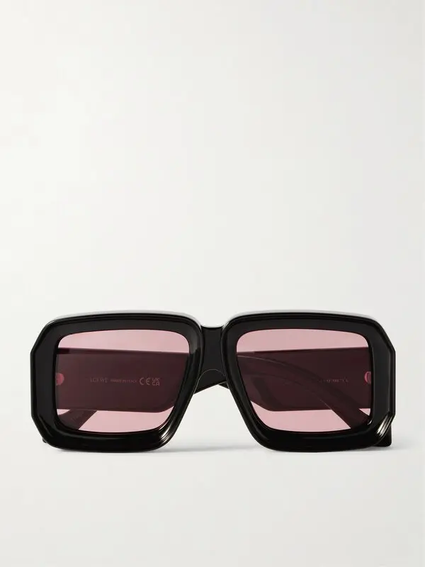 Loewe Dive Oversized Sunglasses - Black