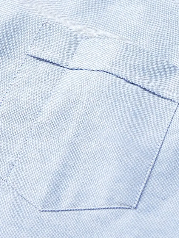 DRAKE'S Button-down Collar Cotton Oxford Shirt