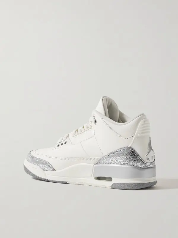 Nike Air Jordan 3 Retro Leather Sneakers
