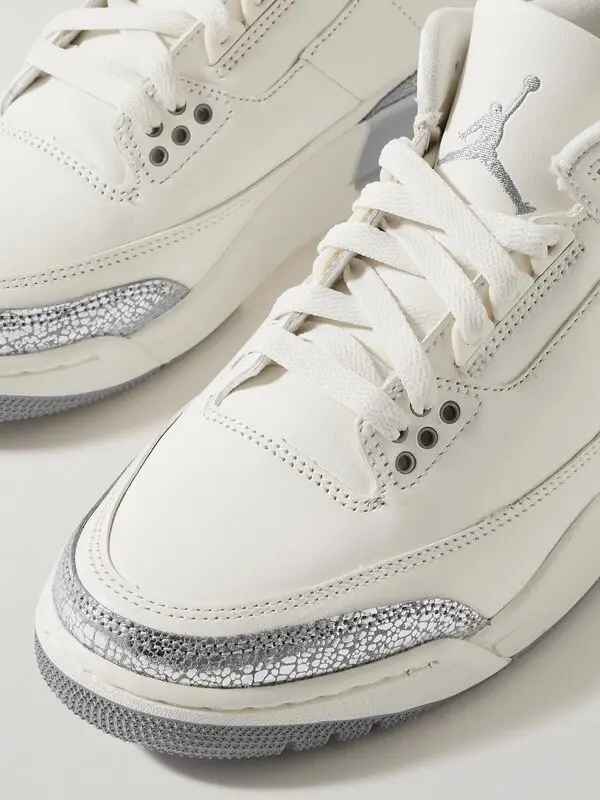 Nike Air Jordan 3 Retro Leather Sneakers