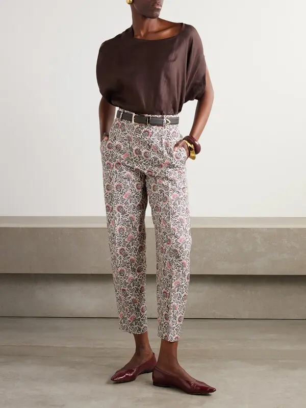 Loro Piana Gaia Asymmetric Linen Blouse
