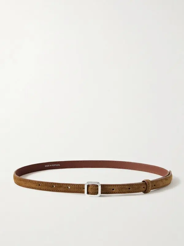 Lié Studio The Georgia Suede Belt - Brown