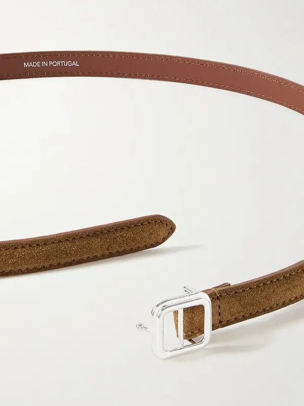 Lié Studio The Georgia Suede Belt - Brown