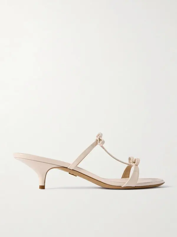 FERRAGAMO Abili Patent-leather Mules