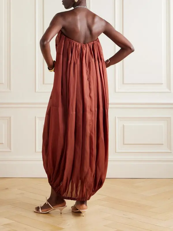 FERRAGAMO Strapless Jersey Gown