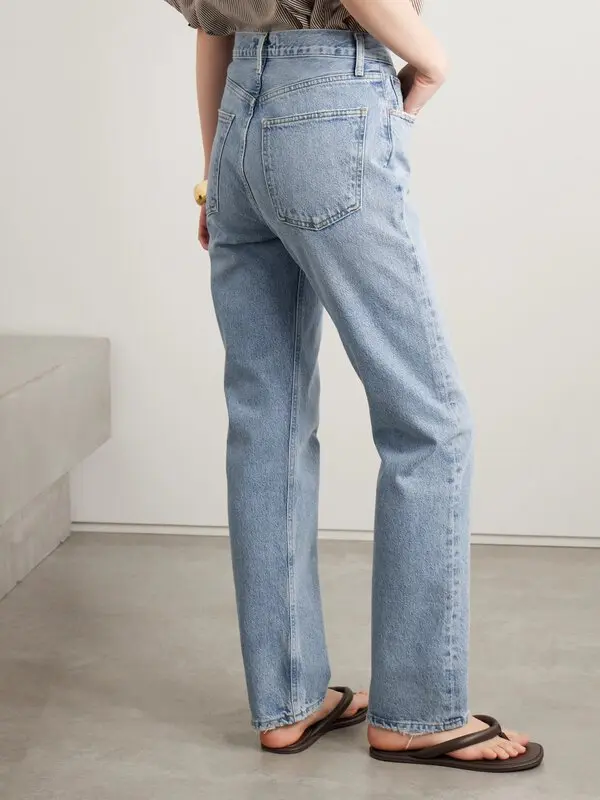 AGOLDE 90's Pinch Waist Long High-rise Jeans - Blue