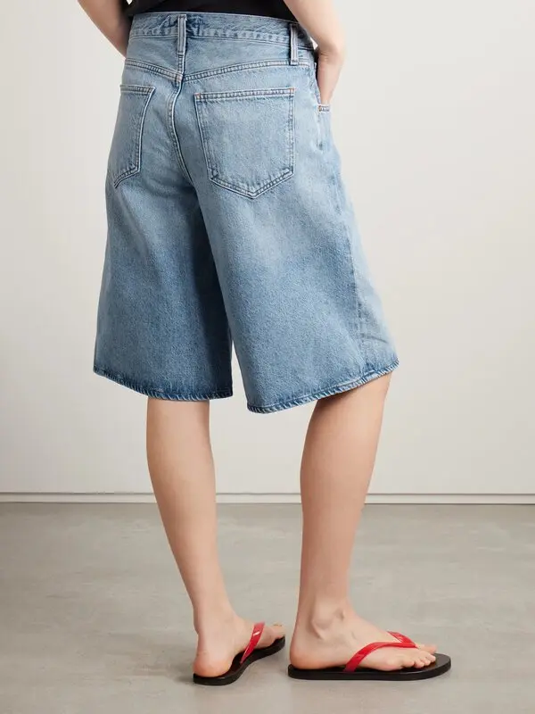 AGOLDE Baggy V-waist Denim Shorts