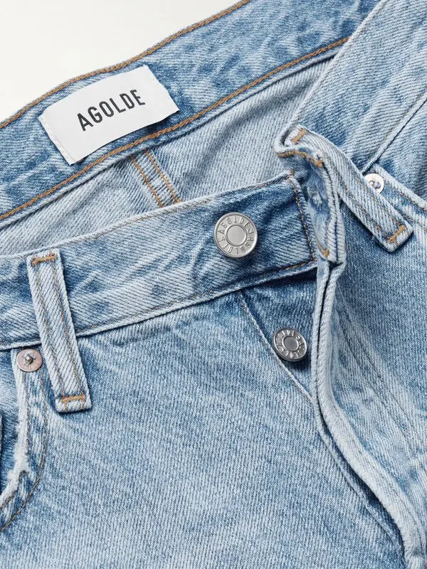AGOLDE Baggy V-waist Denim Shorts