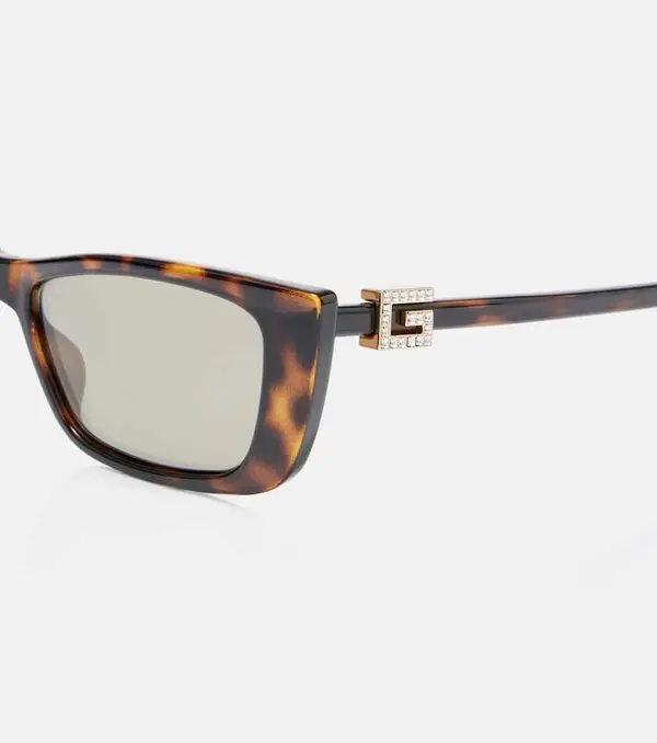 Gucci Embellished Rectangular Sunglasses