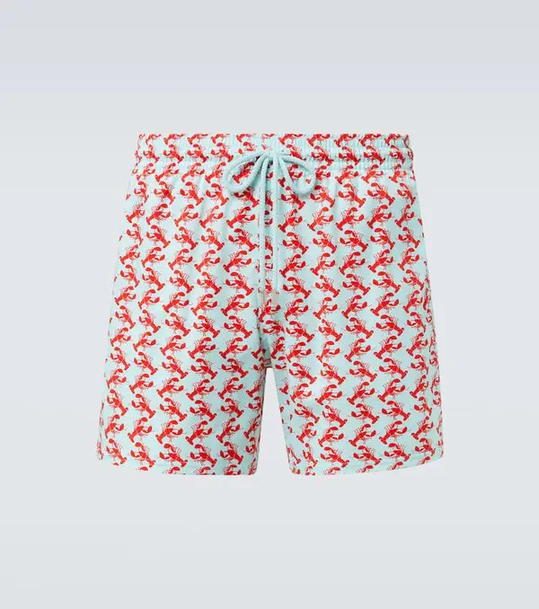 Vilebrequin Moorise Printed Swim Trunks - Blue