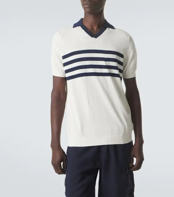 Vilebrequin Striped Cotton Polo Shirt