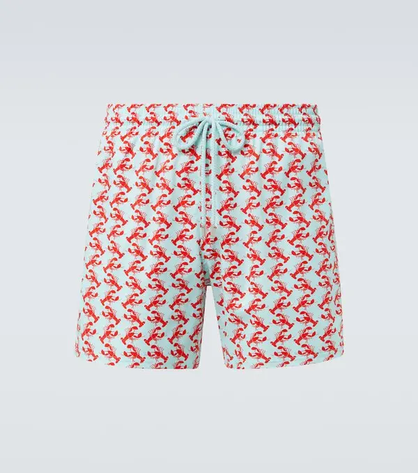 Vilebrequin Moorise Printed Swim Trunks - Blue