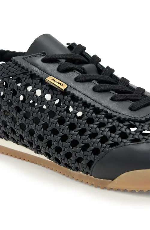 ALLSAINTS Kenny Woven Runner Sneakers - Black