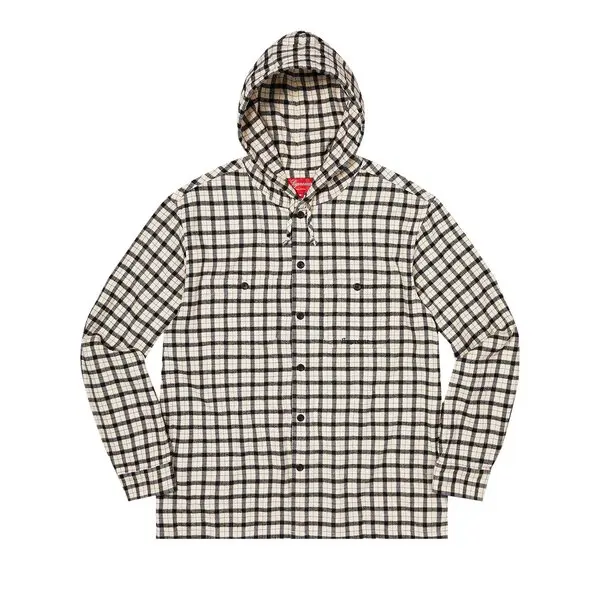 Supreme Plaid Hooded Shirt