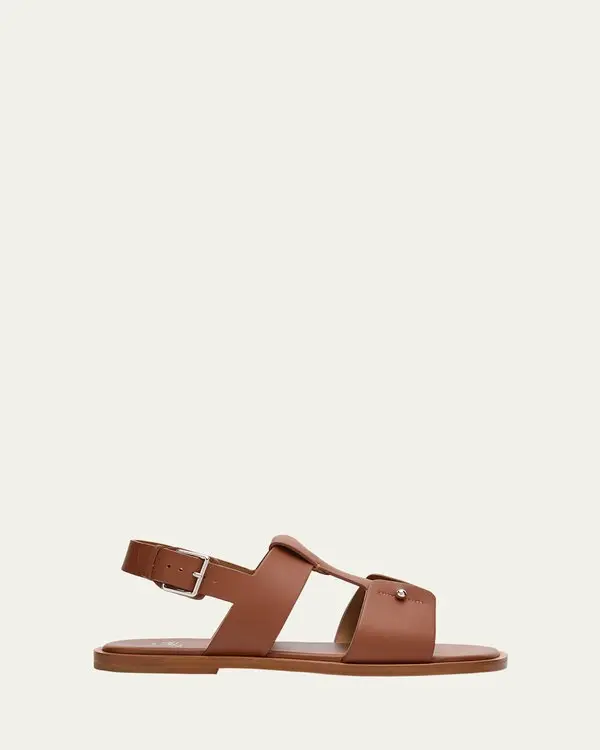 CHRISTIAN LOUBOUTIN Chambeliss Leather Sandals - Brown