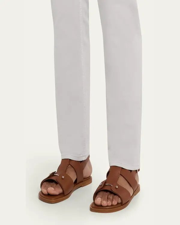 CHRISTIAN LOUBOUTIN Chambeliss Leather Sandals - Brown