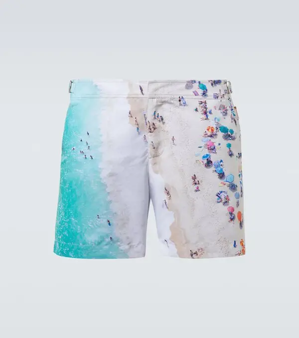 Orlebar Brown X Gray Malin Bulldog Swim Trunks - Multicoloured