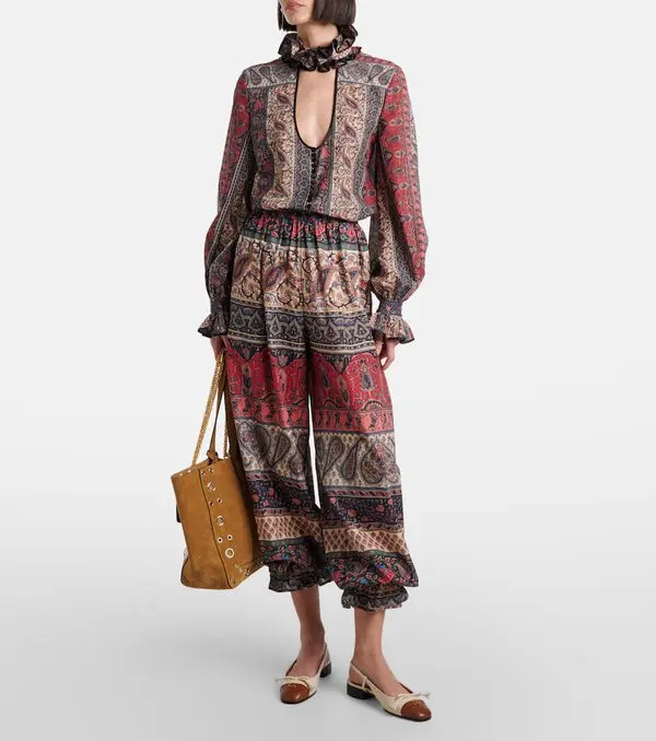 Valentino Garavani Paisley Cotton Muslin Blouse - Multicoloured