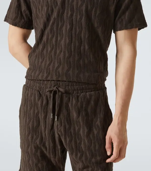 Frescobol Carioca Augusto Cotton Jacquard Shorts