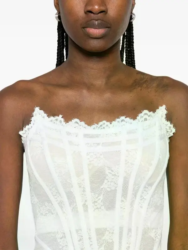 Giuseppe Di Morabito Lace Corset Top