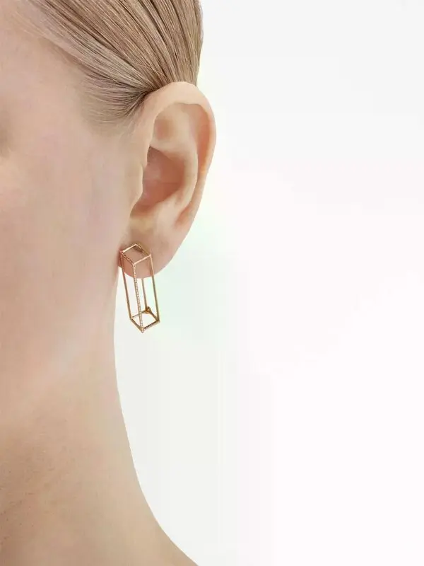 Shihara 18kt Yellow Prism Diamond Single Earring