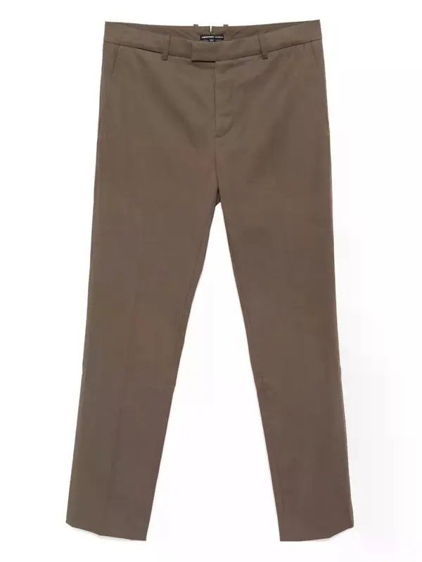 JAMES PERSE Cashmere Touch Twill Trousers - Brown