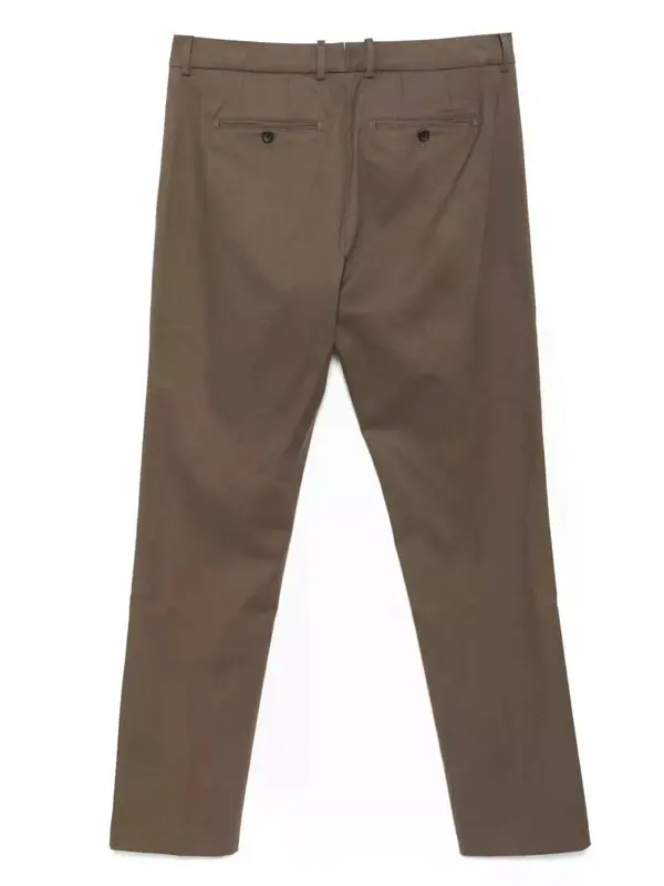 JAMES PERSE Cashmere Touch Twill Trousers - Brown