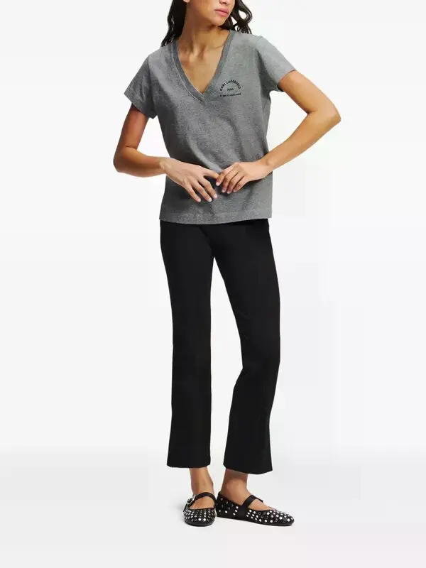 Karl Lagerfeld Rue St-guillaume T-shirt - Grey