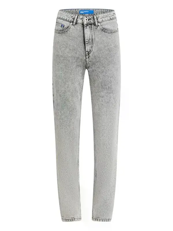 Karl Lagerfeld High-rise Mom Jeans - Grey