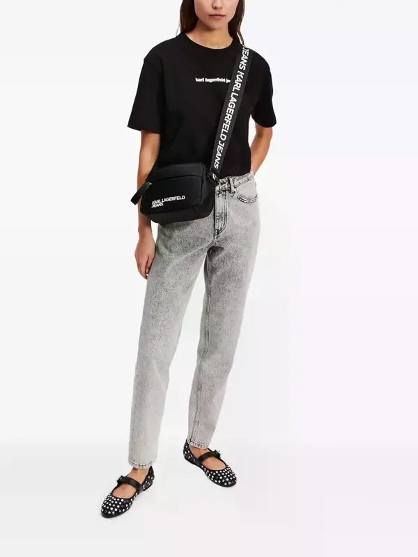 Karl Lagerfeld High-rise Mom Jeans - Grey