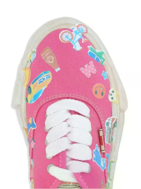 Mihara Yasuhiro Baker Sticker-print Sneakers - Pink