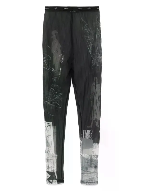 Yohji Yamamoto Semi-sheer Trousers