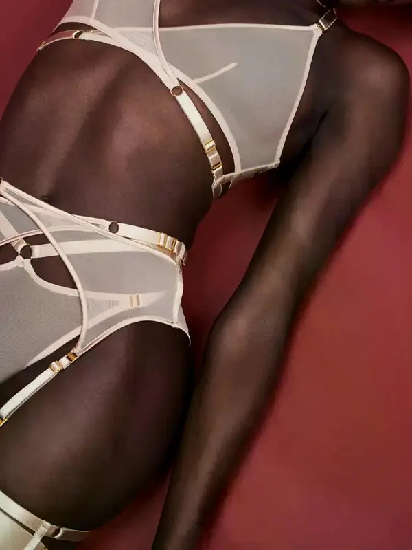 BORDELLE Cut-out Briefs - Neutrals