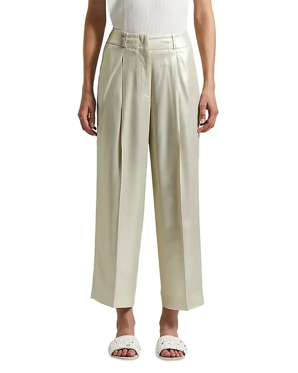 Peserico High Waisted Wide Leg Pants
