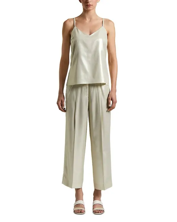 Peserico High Waisted Wide Leg Pants